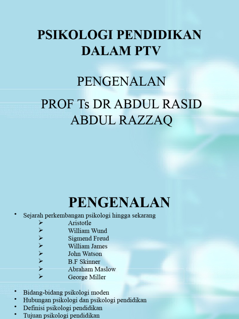 Slide Pengenalan | PDF | Pengembangan Diri