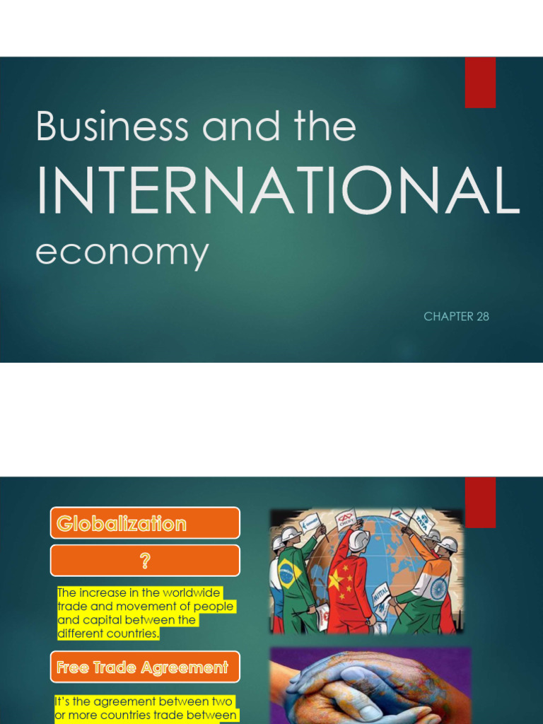 CH 28 Business and The International Economy | PDF | Special Drawing ...
