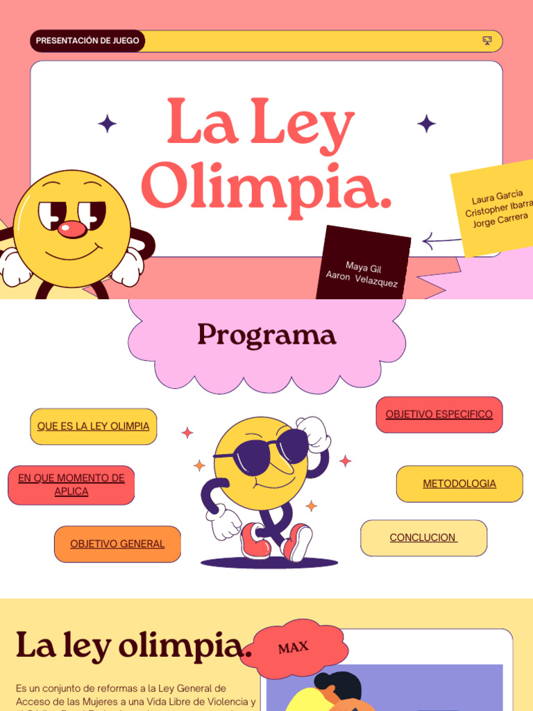 Ley Olimpia Presentacion | PDF