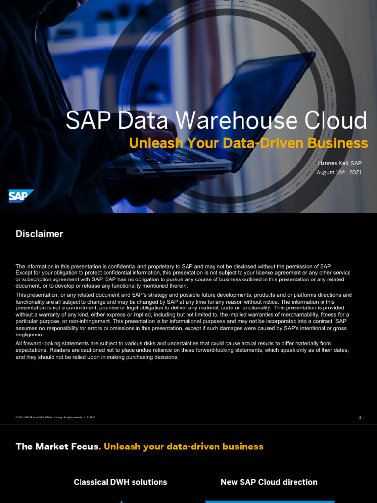 SAP Data Warehouse Cloud Integration Handout | PDF | Data Warehouse ...