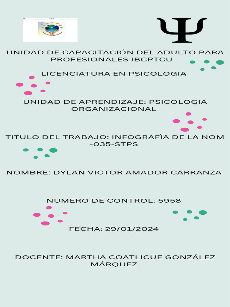 Infografia Nom 35 | PDF