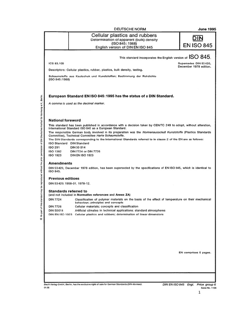 DIN EN ISO 845 - Ingles - Jun95 | PDF