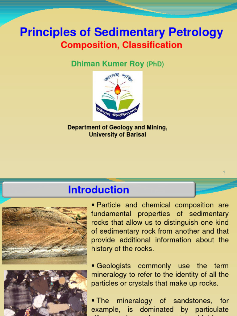 Siliciclastic Rock Composition Classification | PDF | Sandstone | Rock ...