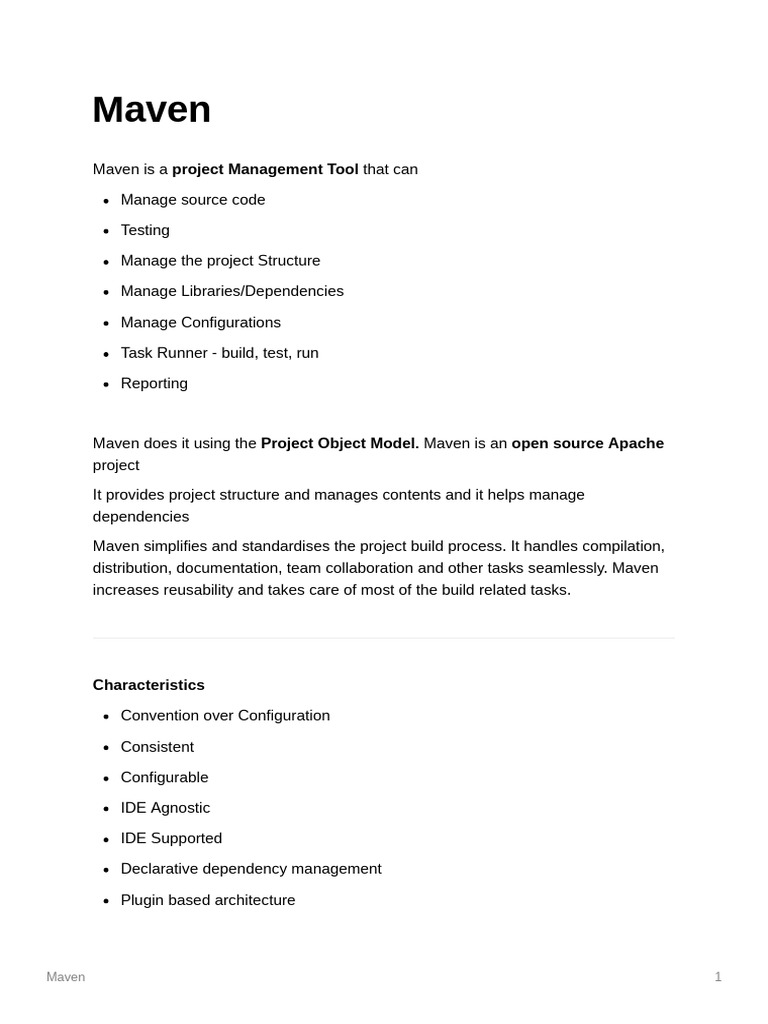 Maven Pdf Information Technology Computer Programming 