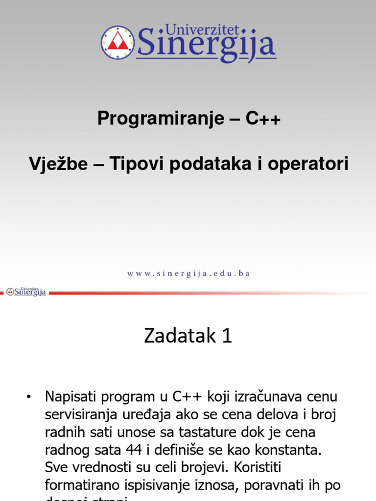 02 - P2 - Vjezbe 2 | PDF
