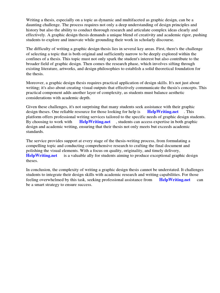 Graphic Design Thesis Samples | PDF | Art