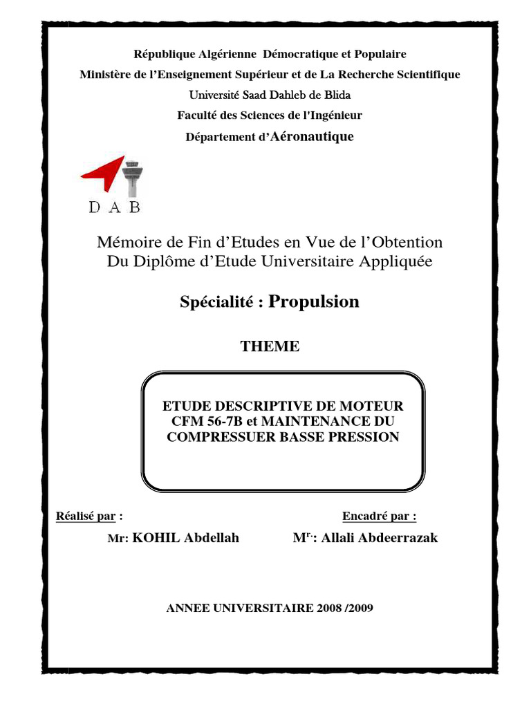 Mémoire de Fin D'etudes en Vue de L'obtention Du Diplôme D'etude Universitaire Appliquée | PDF ...