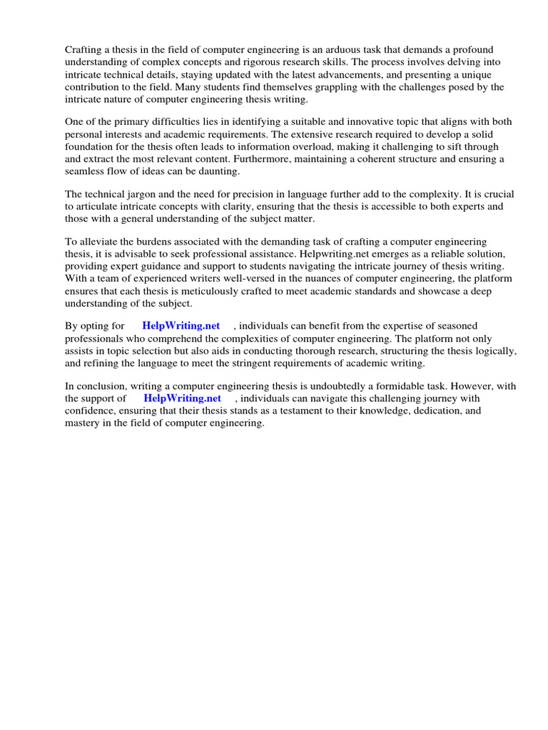 Computer Engineering Thesis Examples | PDF | Engineering | Image Segmentation