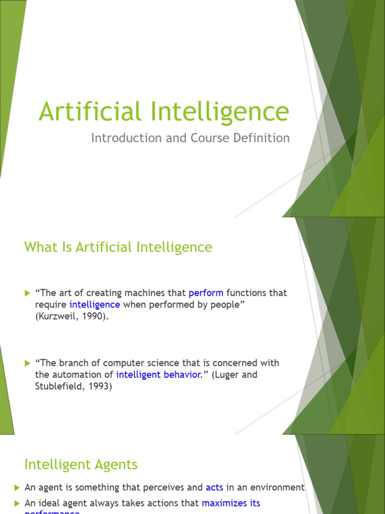 Artificial Intelligence - 1 | PDF
