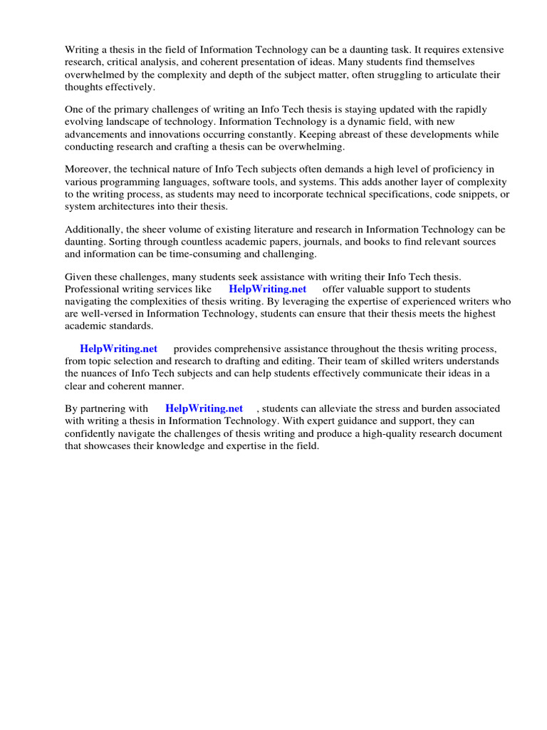 Info Tech Sample Thesis | PDF | Forecasting | Thesis