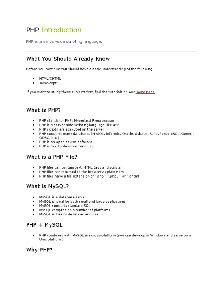 An Introduction To Php Exploring Its Capabilities As A Server Side Scripting Language And How