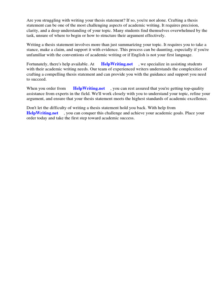 Writing Ninjas How To Write A Thesis Statement | PDF | Essays | Thesis