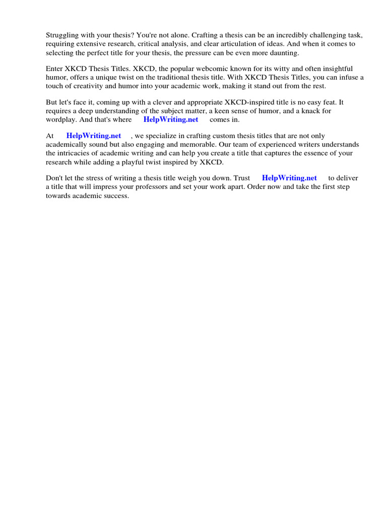 XKCD Thesis Titles | PDF | Regression Analysis | Data