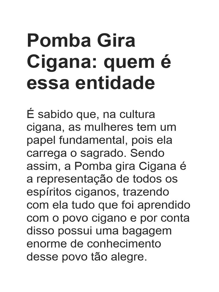 Pomba Gira Cigana - 230721 - 010152 | PDF | Vermelho | Amor