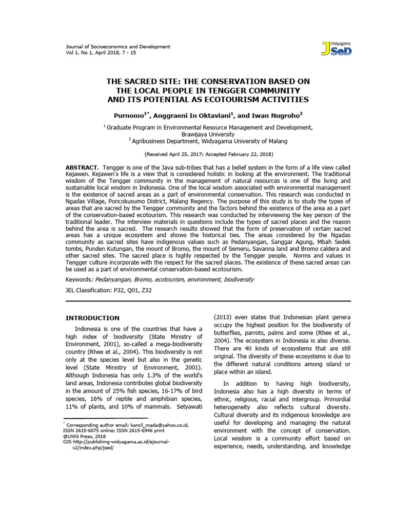 231651 The Sacred Site The Conservation Based O 8c45b5d7 Pdf