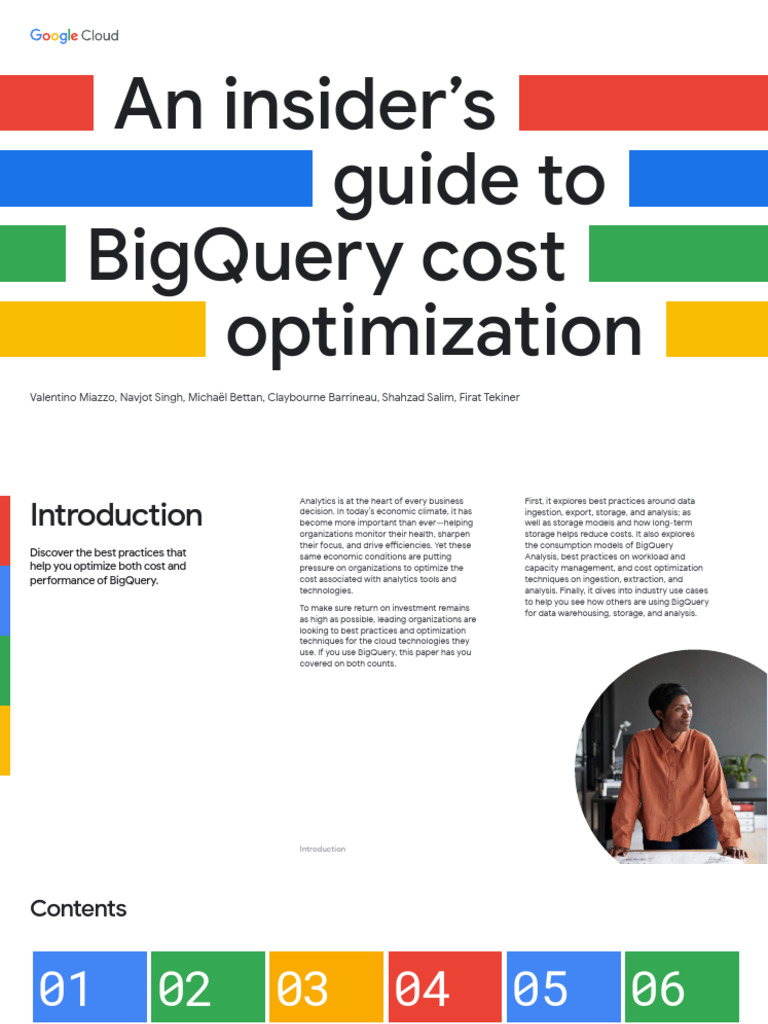 Bigquery Best Practices and Cost Optimization Whitepaper v3 Ca | PDF