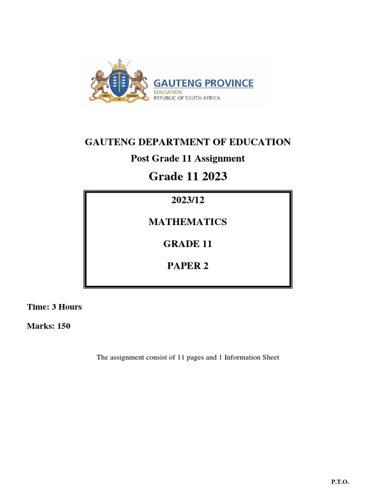G11 Pre Matric Assignment Dec 2023_Jan 2024_231212_170117 | PDF ...