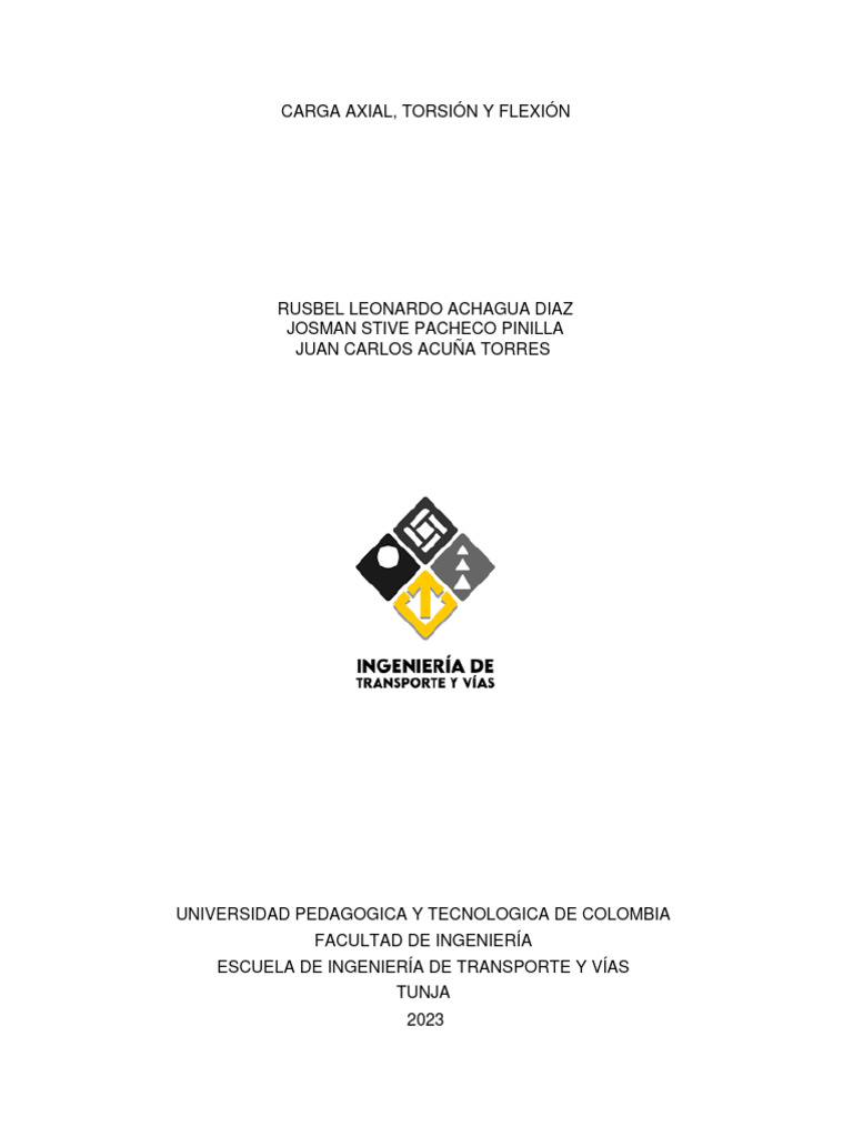 Carga Axial y Torsión en Vigas | PDF | Viga (Estructura) | Resistencia ...