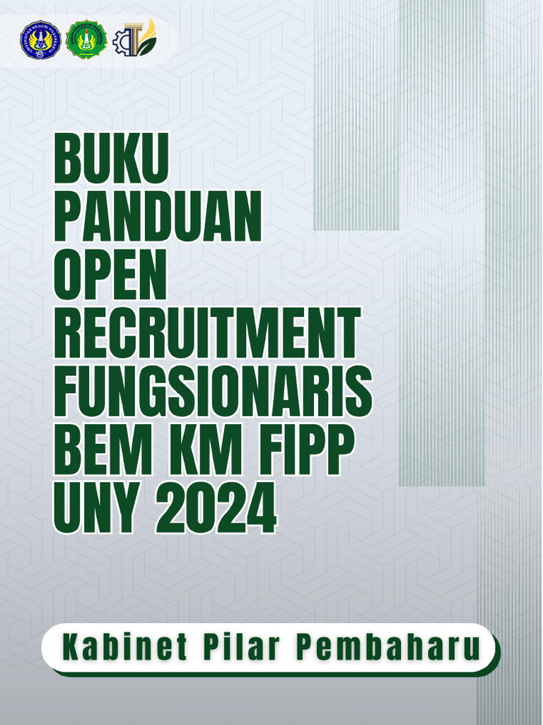 Buku PaRe Oprec Fungsionaris BEM KM FIPP UNY 2024 | PDF | Bisnis | Ilmu ...