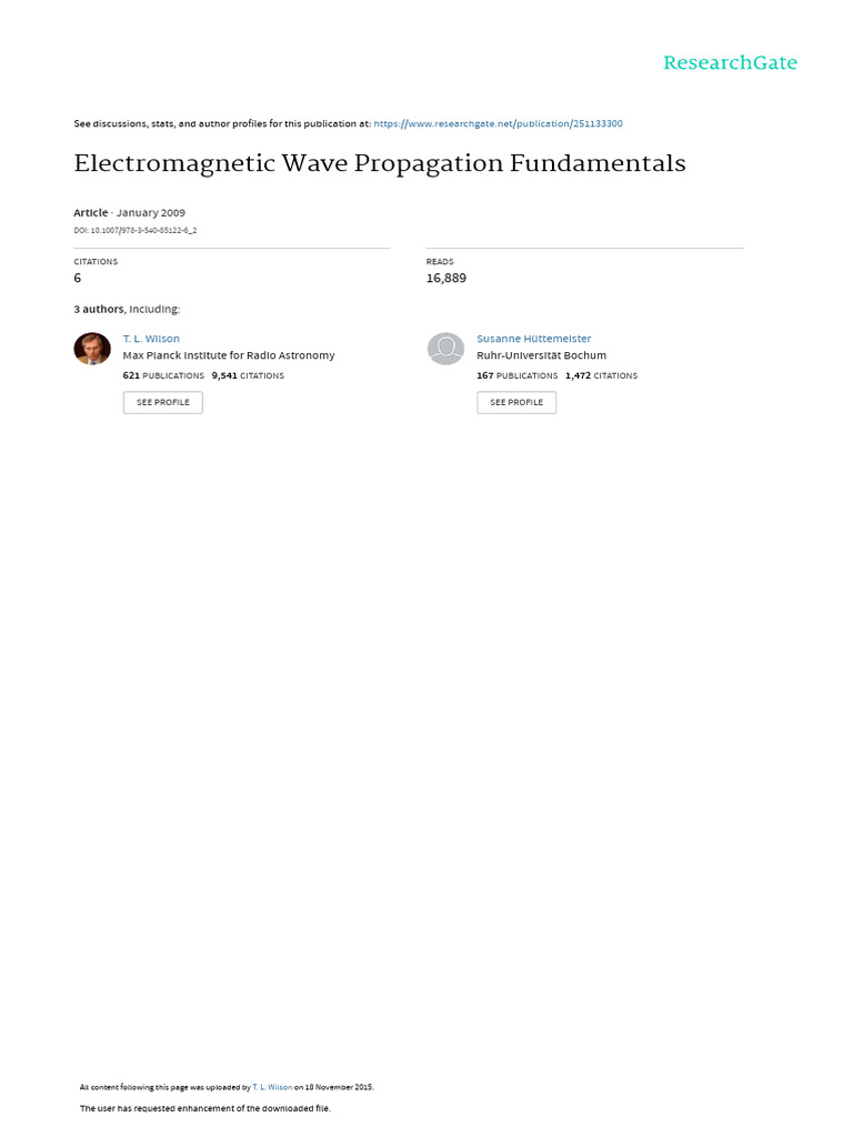 Electromagnetic_Wave_Propagation_Fundamentals (1) | PDF | Waves | Dispersion (Optics)