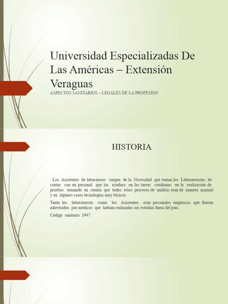 CLASE 1 LEY 33 | PDF | Laboratorios | Titulo academico