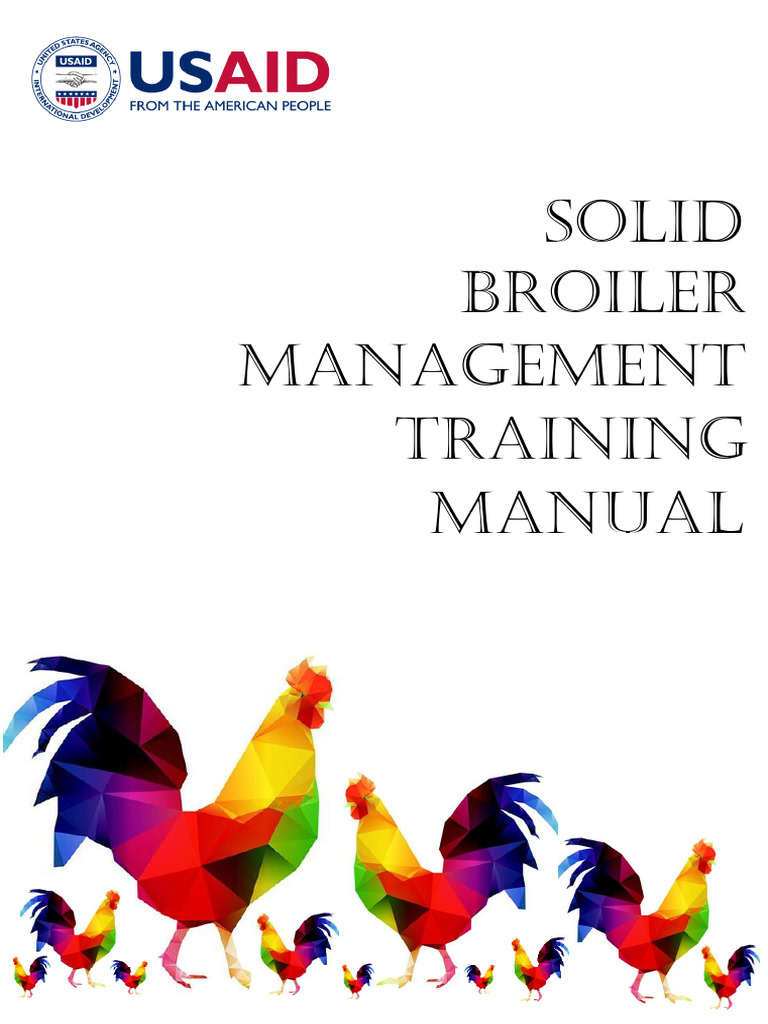 USAID Solid Broiler Management Training Manual 1697782217 | PDF