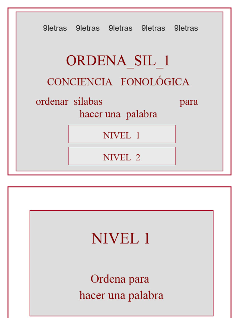 Ordena Sil 1 | PDF