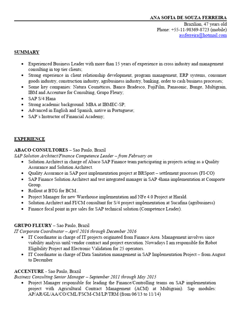 Resume_Ana_Sofia_2018 | PDF