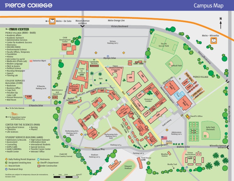 Pierce Campus Map | PDF | Leisure | Sports