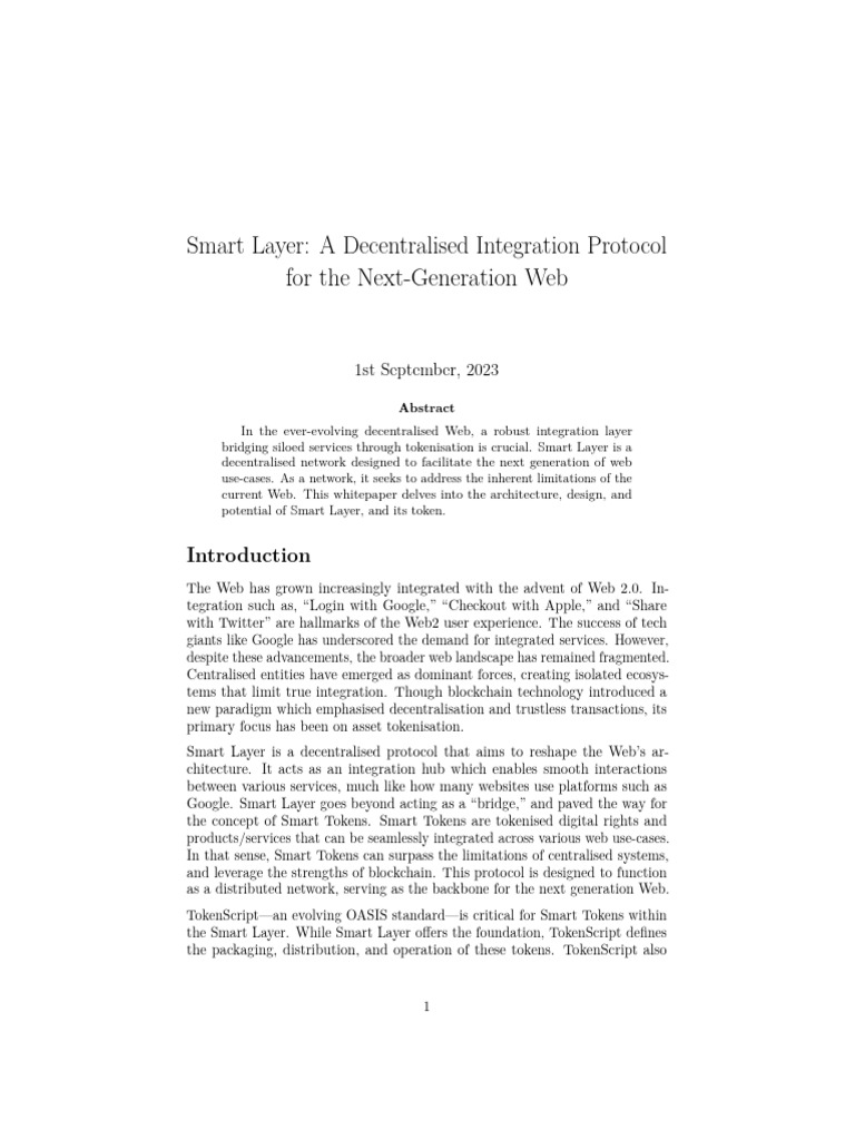 smart-layer-technical-paper | PDF | Computer Network | Load Balancing (Computing)