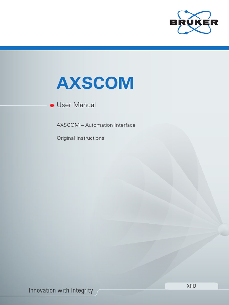 Bruker AXS AXSCOM User Manual DOC-M87-EXX001 V6 Complete | PDF | Transmission Control Protocol ...