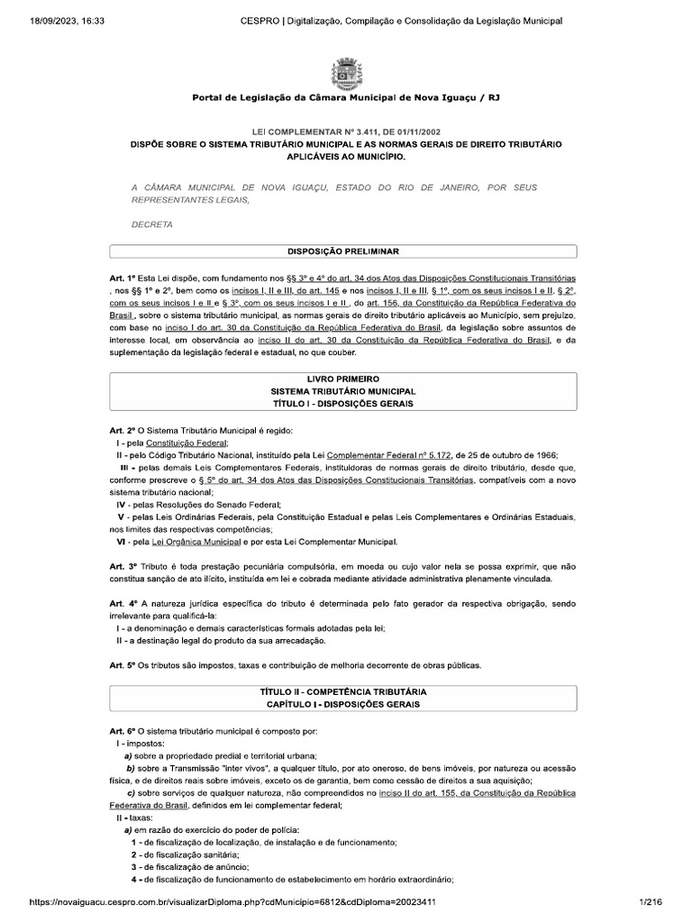 Código Tributário | PDF | Teaching Methods & Materials