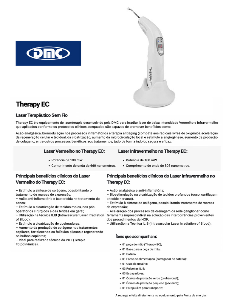 Laser DMC - Therapy EC | PDF