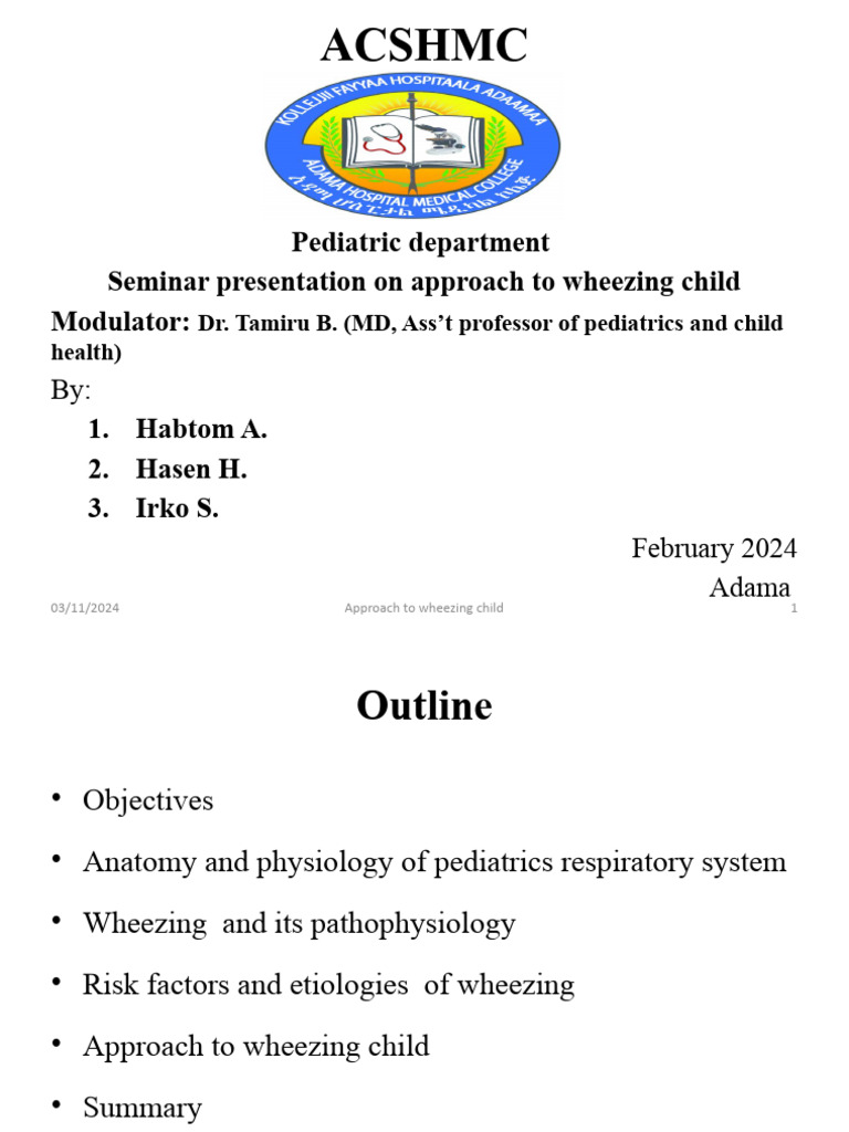Wheezing Management in Toddlers | PDF | Asthma | Respiratory Tract