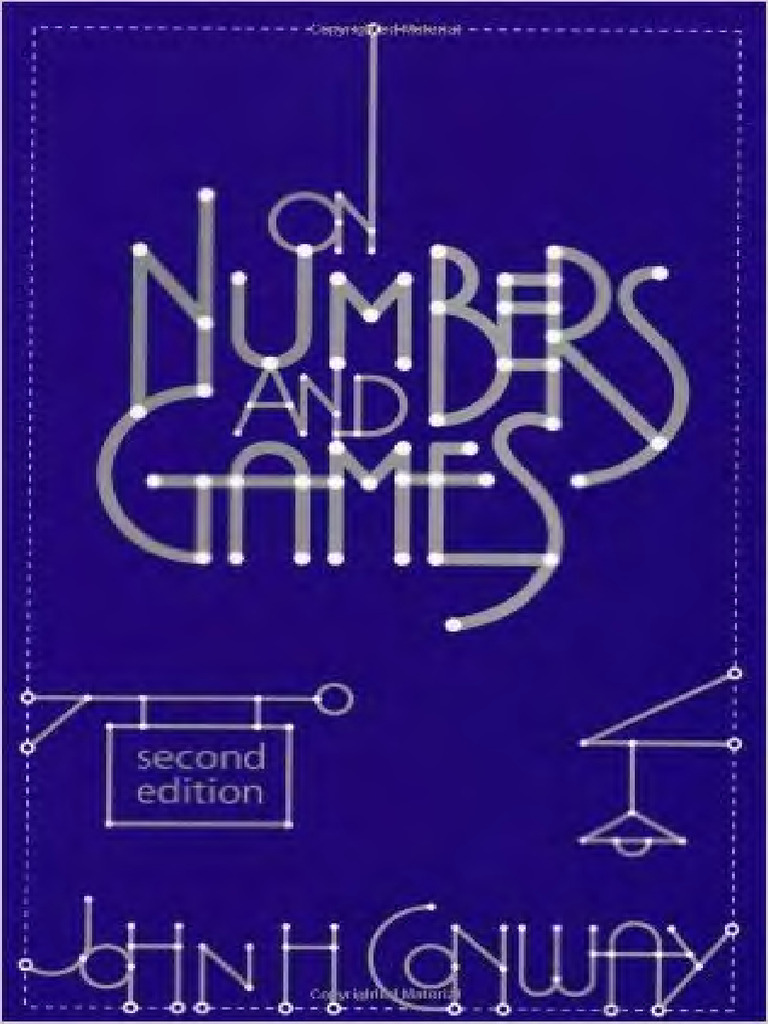 Conway On Numbers and Games PDF Free | PDF