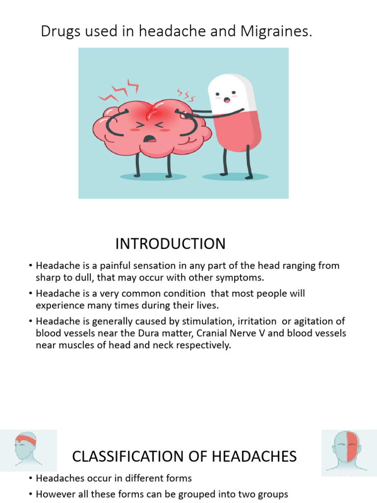 HEADACHE & MIGRAINE DRUGS | PDF | Headache | Nonsteroidal Anti Inflammatory Drug