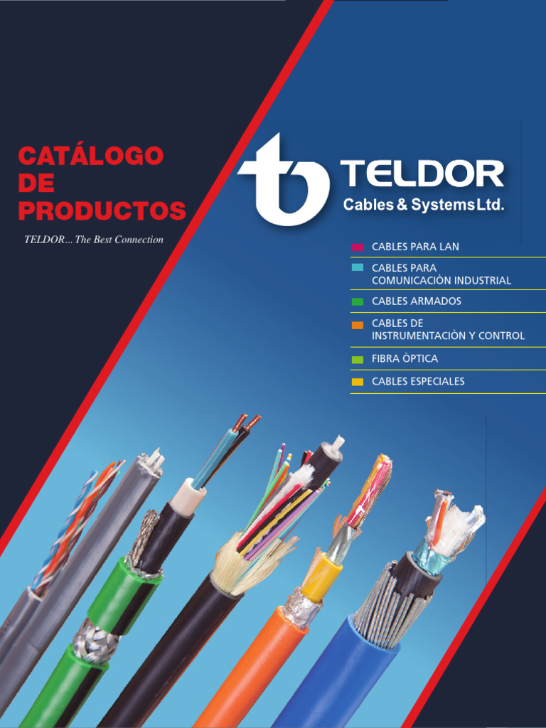Catalogo Teldor | Descargar gratis PDF | Fibra óptica | Cobre