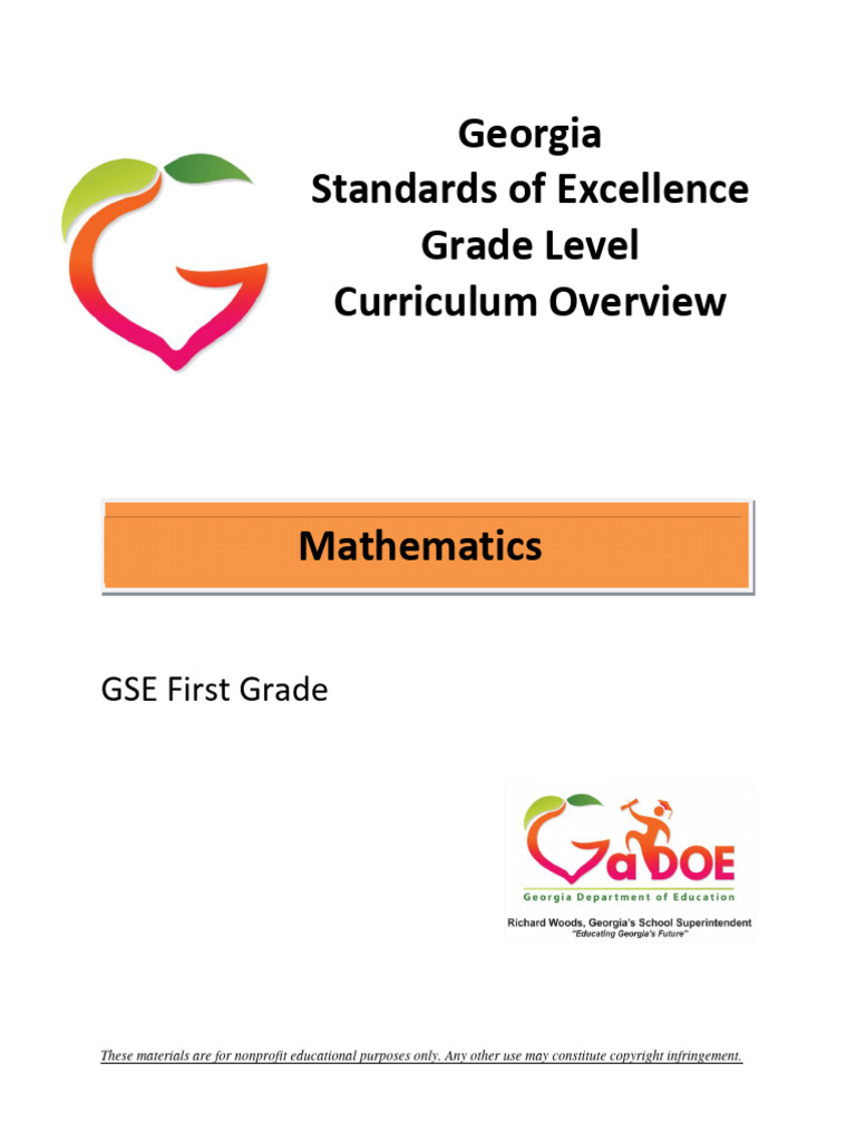 1st Math Grade Level Overview | PDF | Equations | Mathematics
