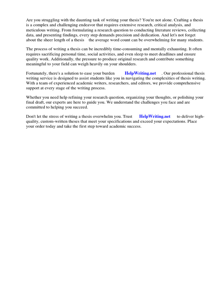 Average Thesis Word Count | PDF | Thesis | Books