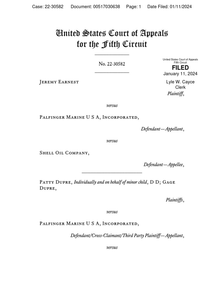 Palfinger Marine V Shell | PDF | Admiralty Law | Summary Judgment