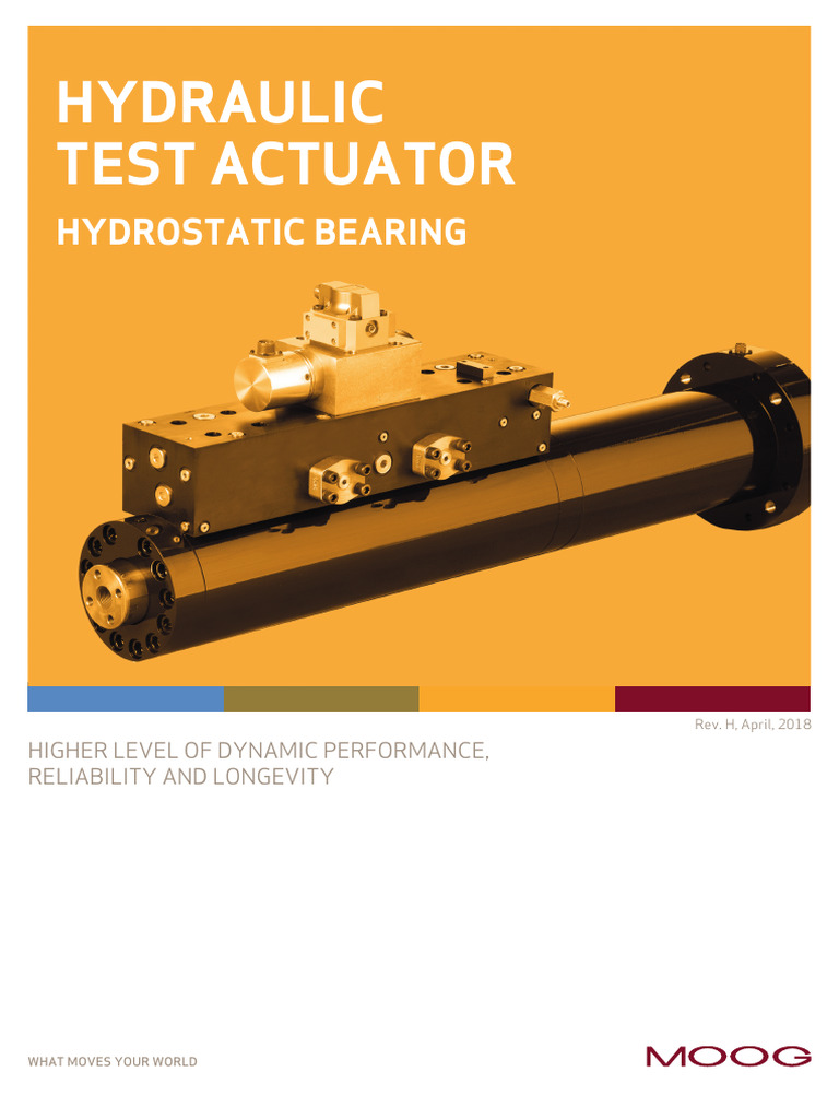 Moog Actuators HydrostaticBearingTestActuators Catalog en | PDF ...