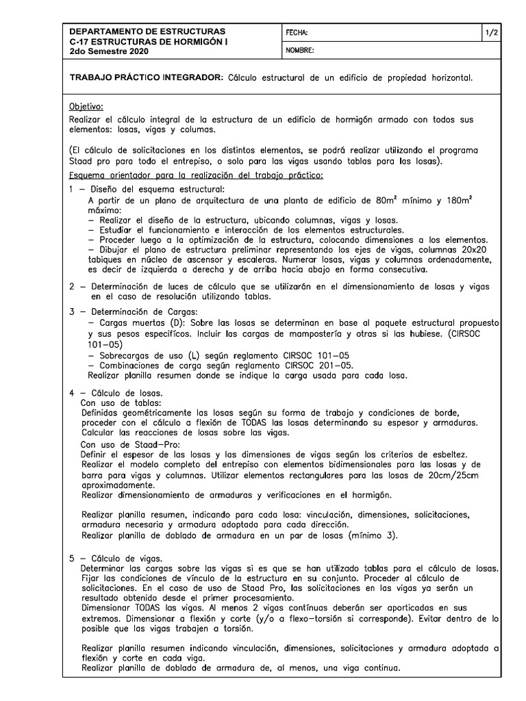 TP Integrador Consignas | PDF