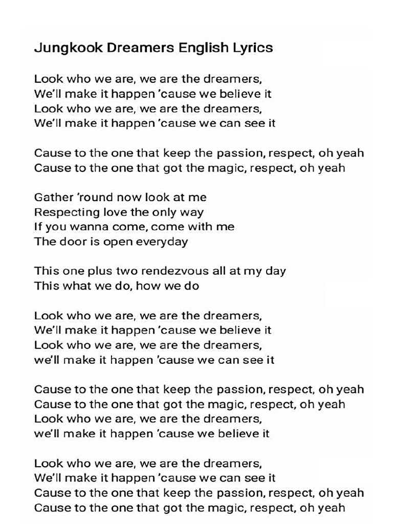 Dreamers | PDF