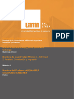 Módulo 2. Actividad 2. Entregable. Ejercicios Prácticos | PDF | Error estándar | Desviación Estándar