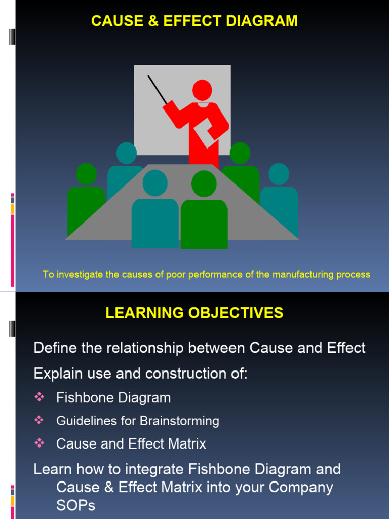 Lecture 2 - Cause and Effect Diagram 2 | PDF | Causality | Scatter Plot