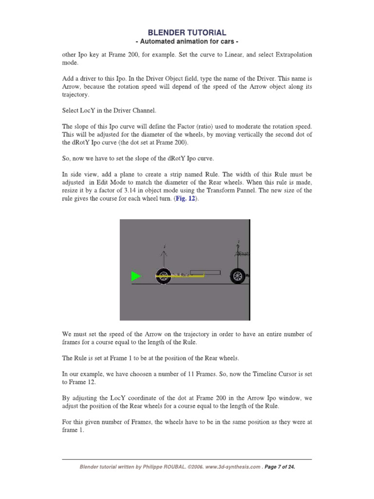 Cars Animation Tutorial 3 | PDF | Technology & Engineering