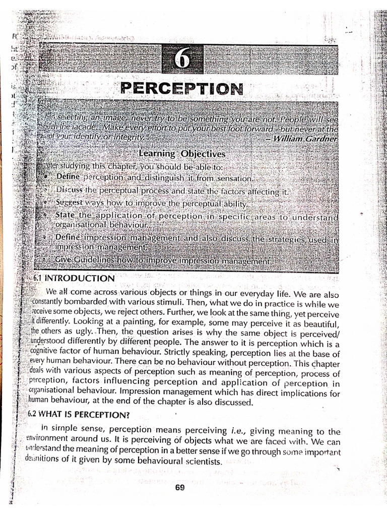 Perception OB? | PDF