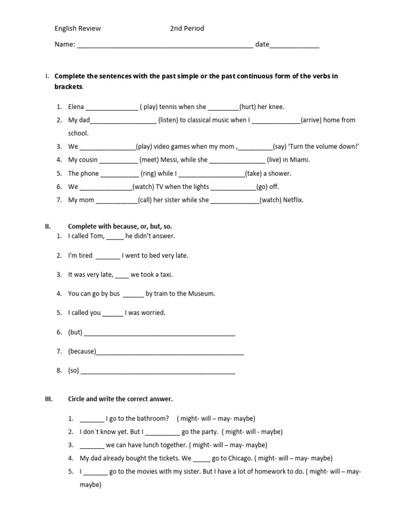 English Review2nd Period | PDF | Language Mechanics | Linguistic Morphology