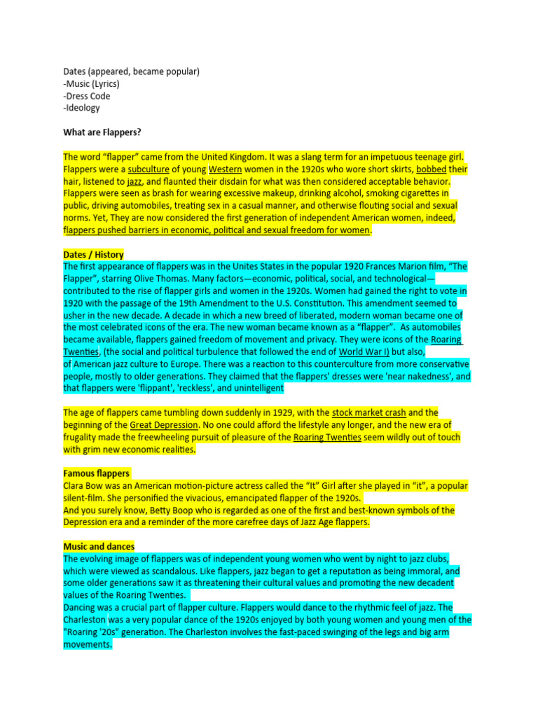 Flappers | PDF | Fashion | Clothing