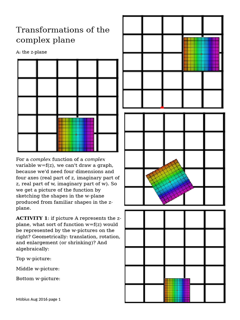 Mobius 21 | Download Free PDF | Circle | Complex Number